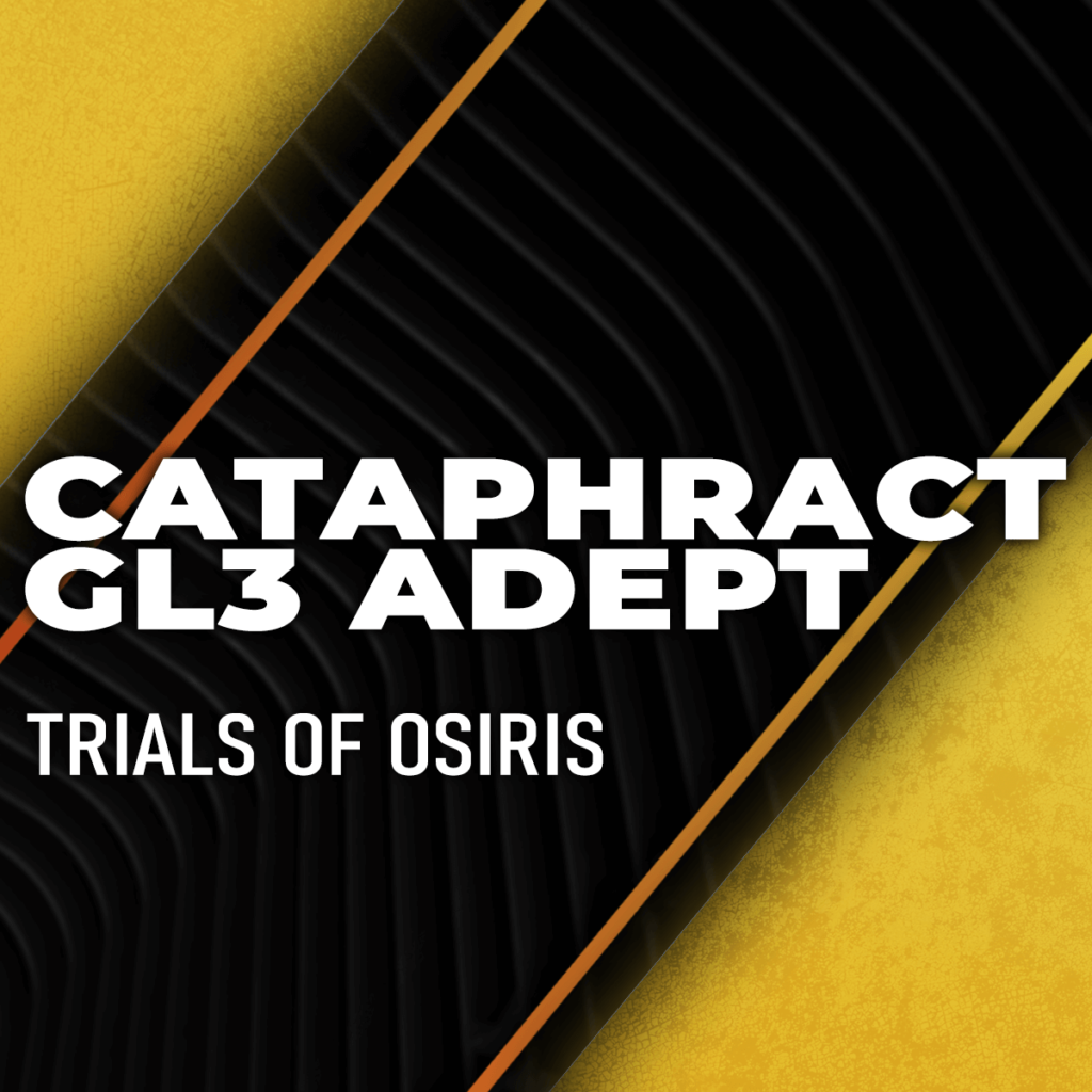 Cataphract GL3 Adept Boosting - Guardian Boost | #1 Boosting, Carry & Recovery Service